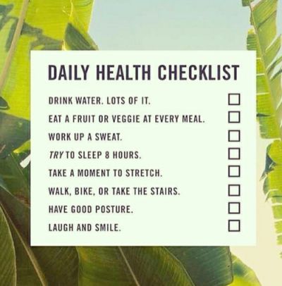 HEALTHY LIVING - SIMPLE FIRST CHECKLIST | A holistic approach to ...